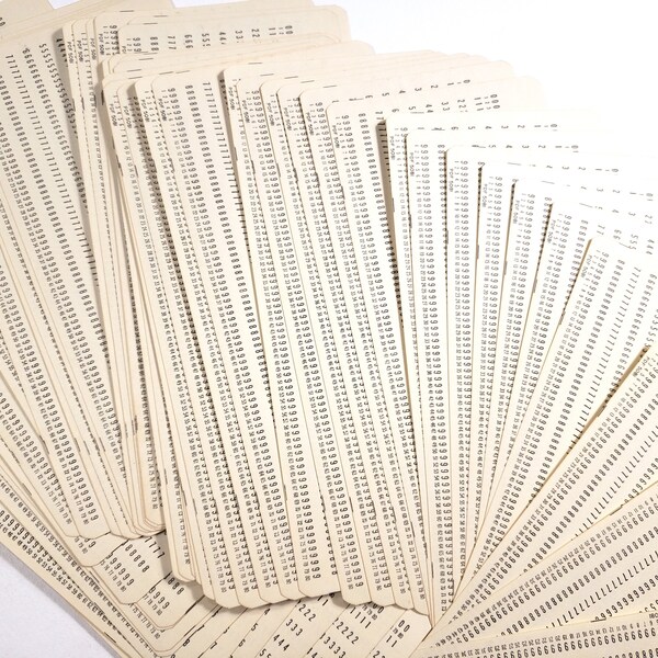 Punch Cards - Etsy