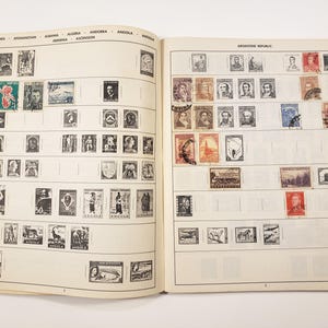 Explorer Stamp Album, Postage Stamp Collecting, Vintage Album, World ...