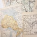 Vintage MAPS Paper Pack 10 Sheets a Mixture of Size and - Etsy