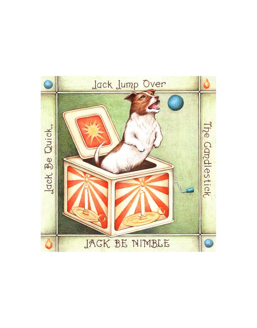 Jack Be Nimble - Nursery Rhyme - Etsy