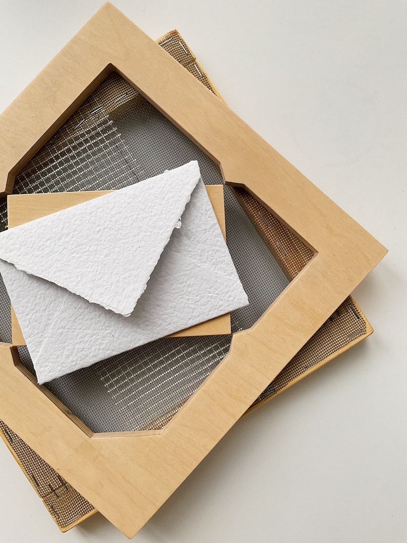Envelope Mould and Deckle for Handmade Paper Making. Paper Making Kit ...