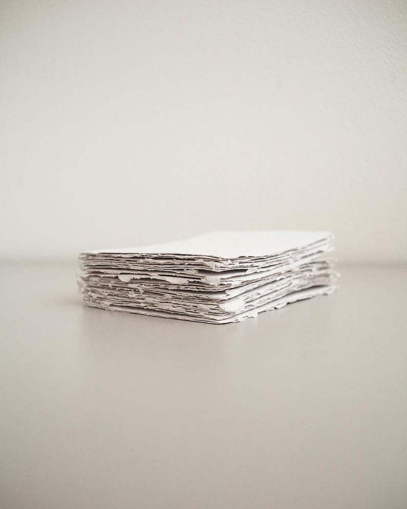 Handmade Recycled Paper А6. Eco-friendly Paper for Writing, Calligraphy ...