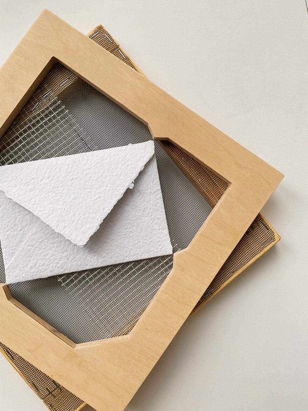 A7/B6 Envelope Mould and Deckle. Handmade Paper Making Kit for Wedding ...