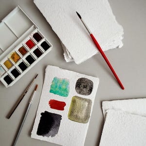 Handmade Recycled Paper А6. Eco-friendly Paper for Writing, Calligraphy ...