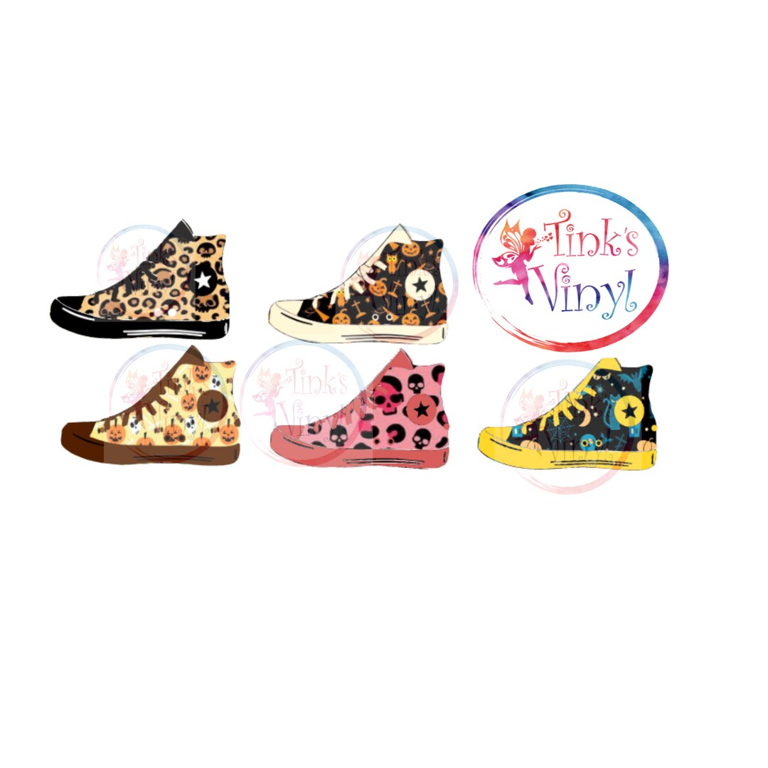 Sneaker Shoe (converse) Print & Cut Files - Etsy