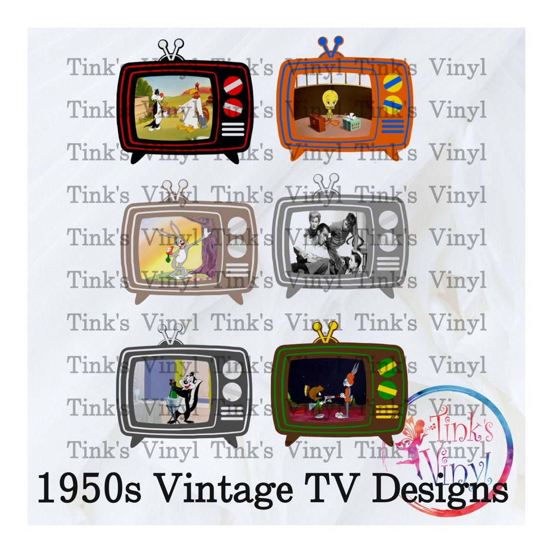 1950s Vintage TV Designs - Etsy