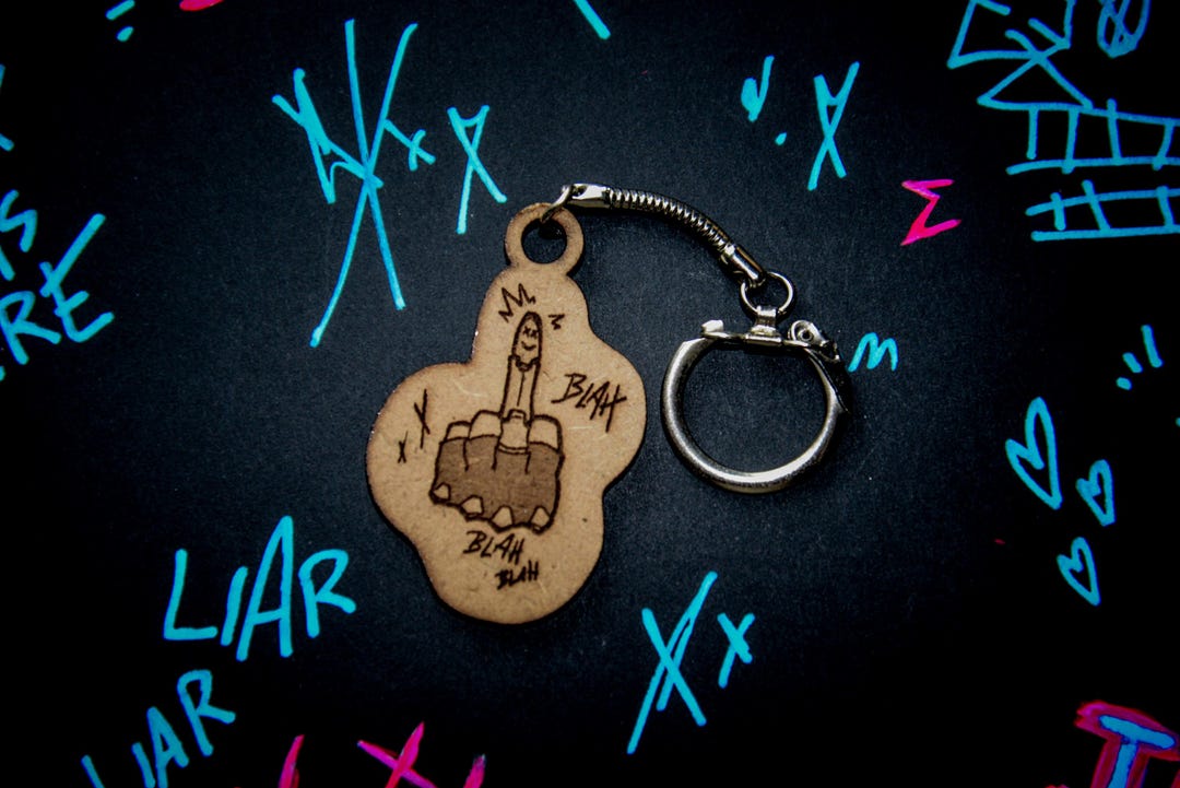 Jinx Arcane Keychain, Jinx Mechanical Finger, Jinx Symbol - Etsy