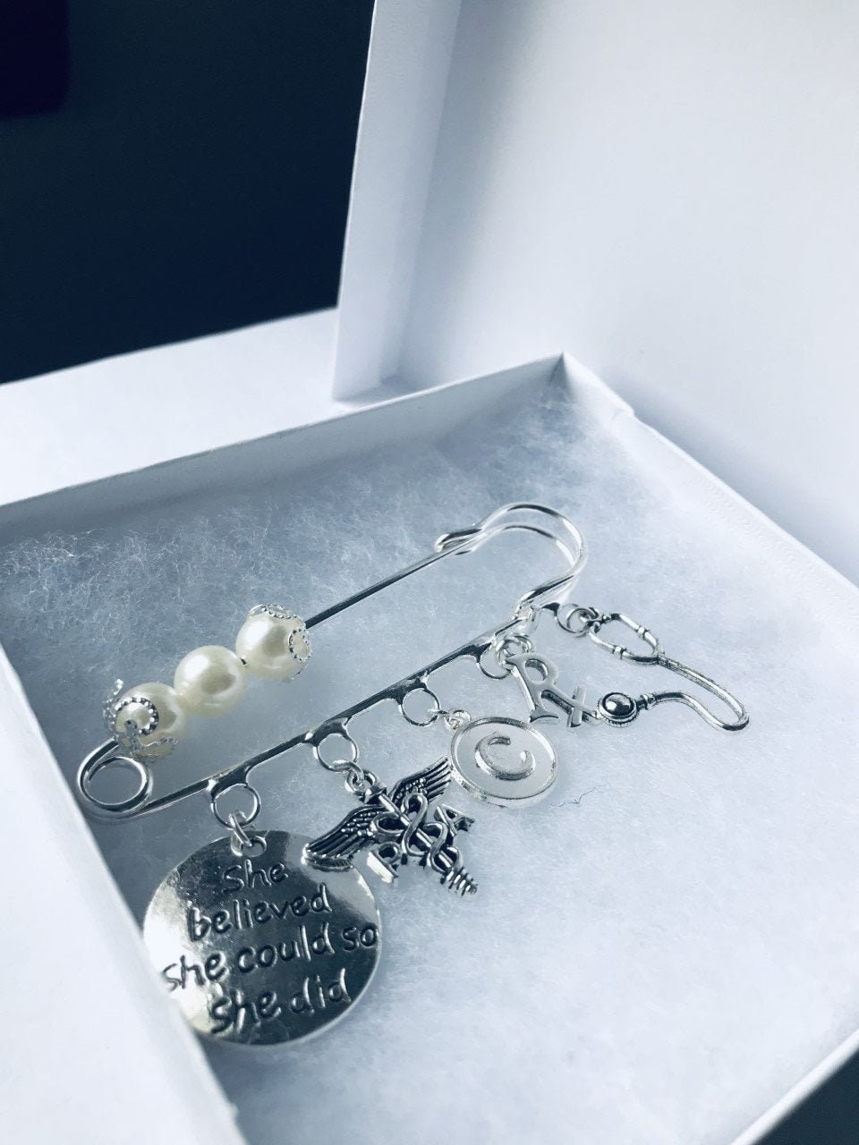 Silver Plated Custom Nursing Graduation Pin Personalized - Etsy