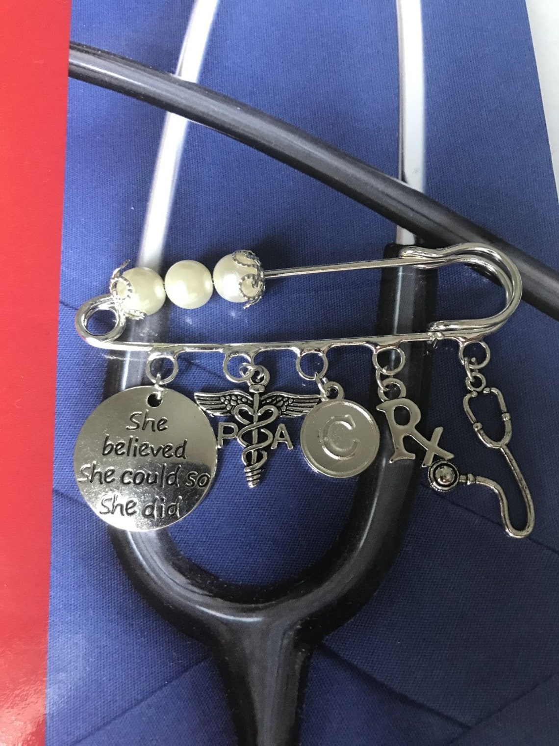 Silver Plated Custom Nursing Graduation Pin, Personalized Medical Pin ...