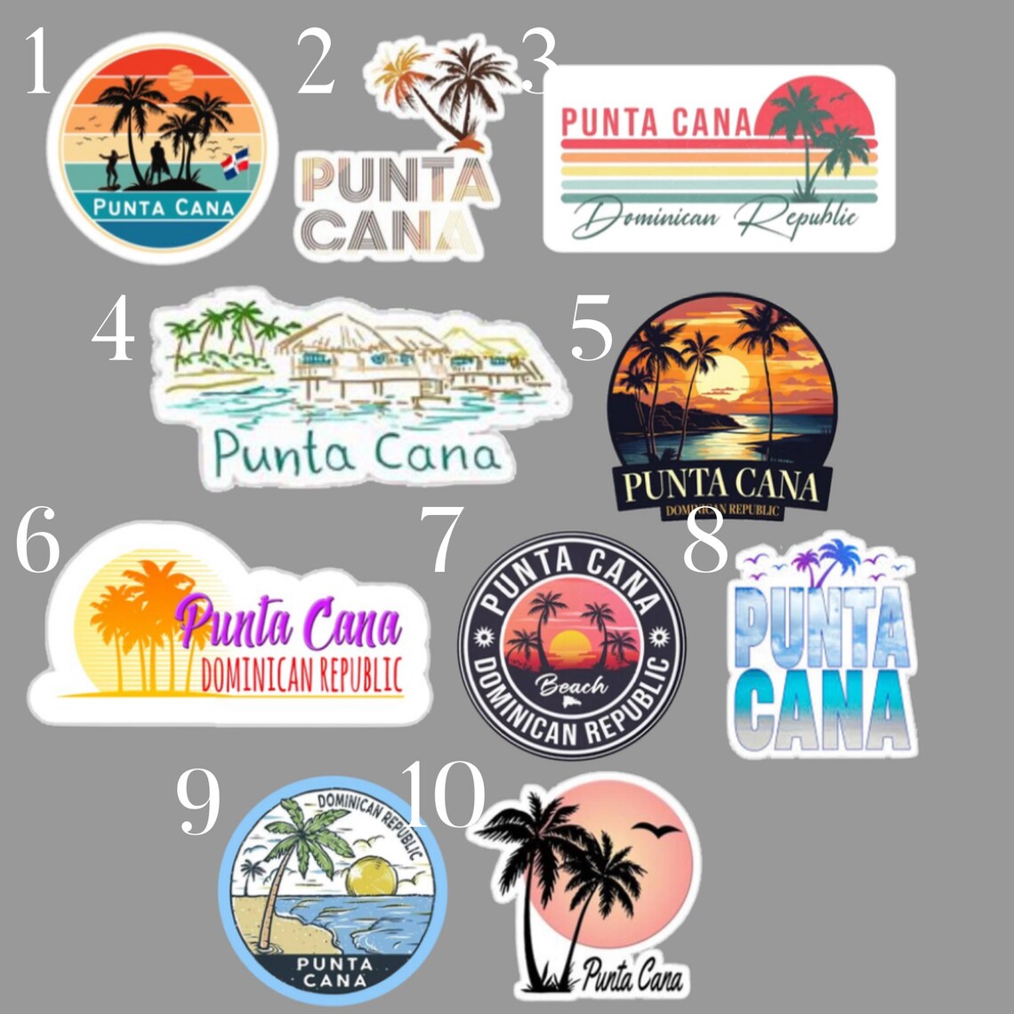 Punta Cana Dominican Republic Stickers - Etsy