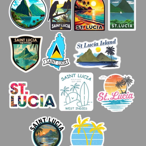 St Lucia - Etsy