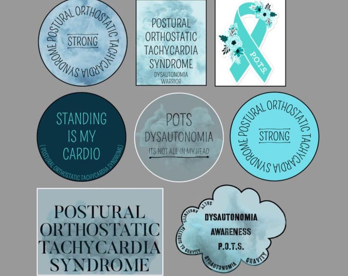 Pots Medical Card Package, Pots Syndrome, Pots Awareness Wallet Insert ...