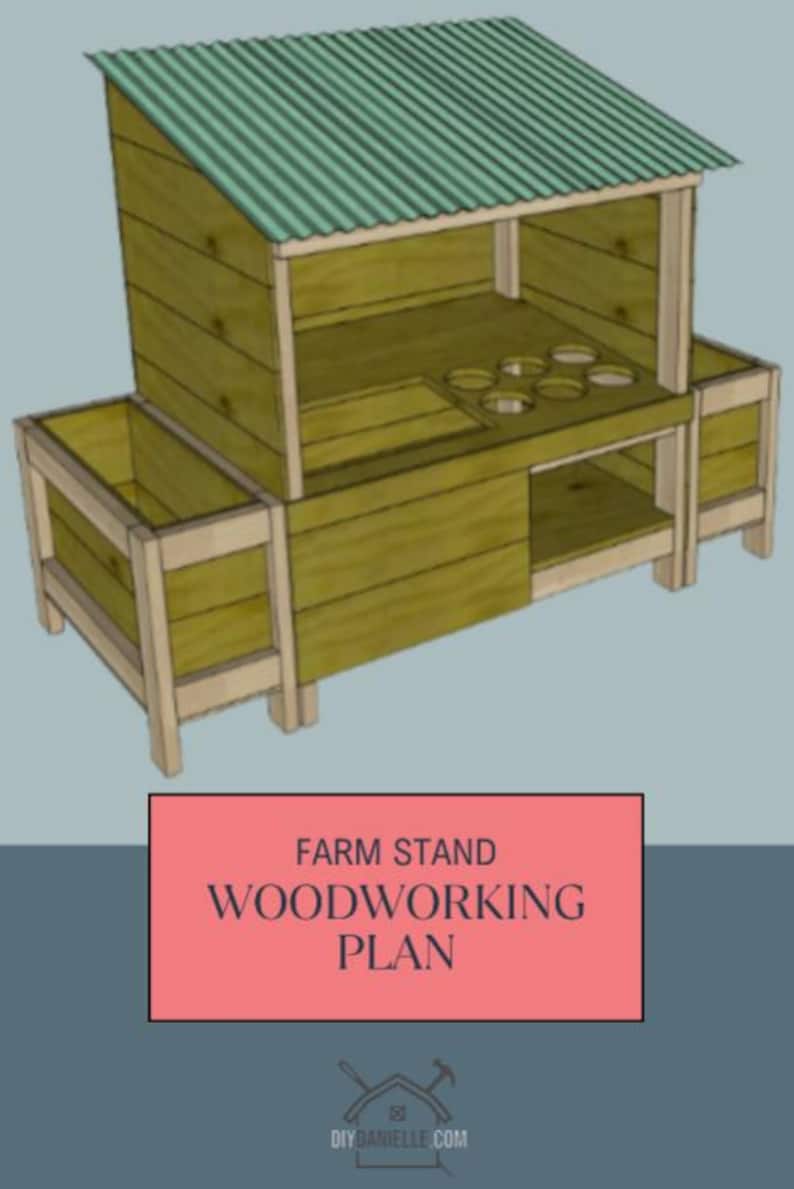 DIY Farm Stand Woodworking Plan – Step-by-step Build Guide - Etsy