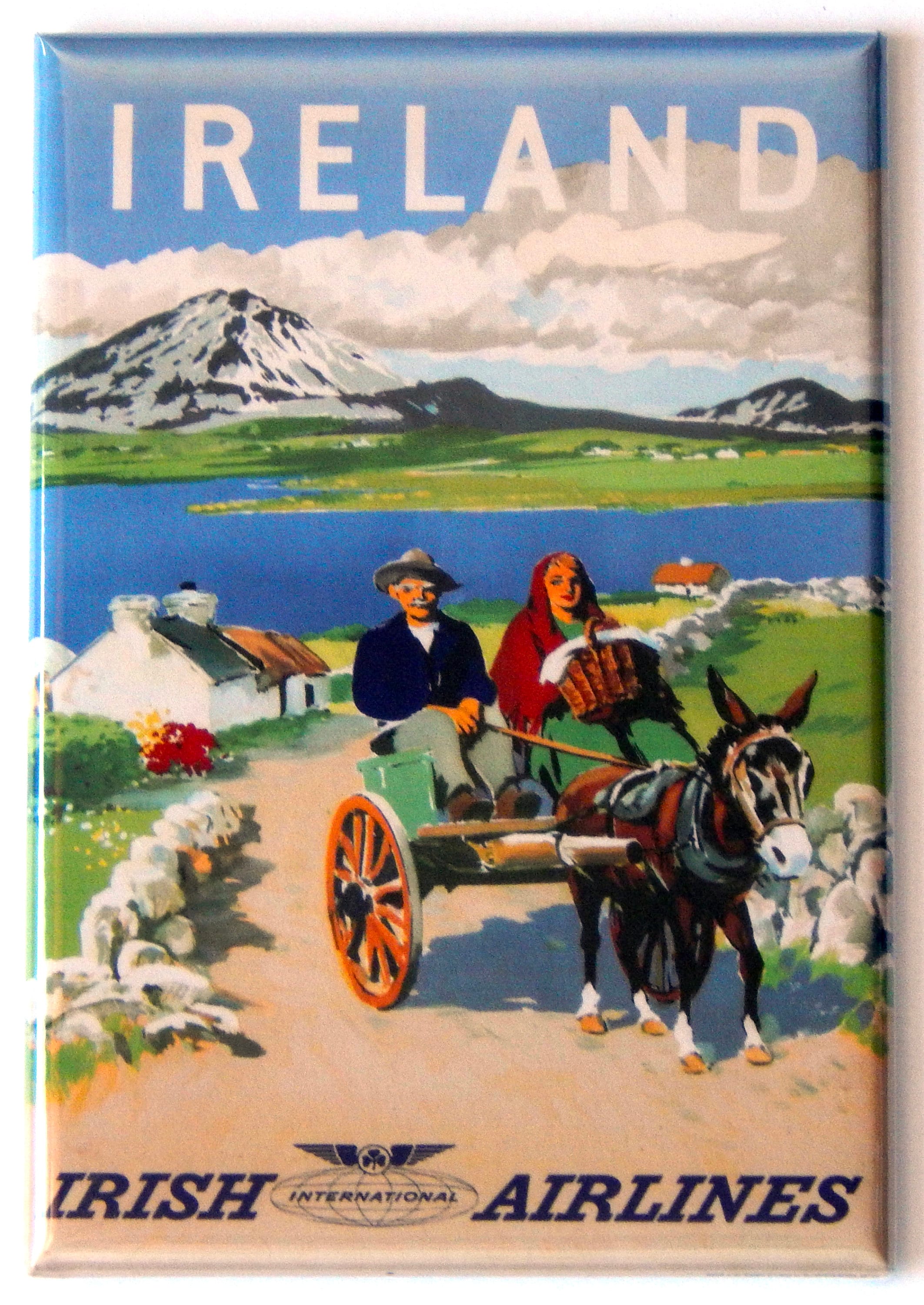 Ireland Travel Poster Fridge Magnet style B - Etsy