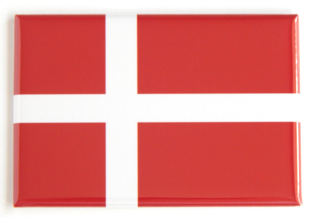 Flag of Denmark Fridge Magnet - Etsy