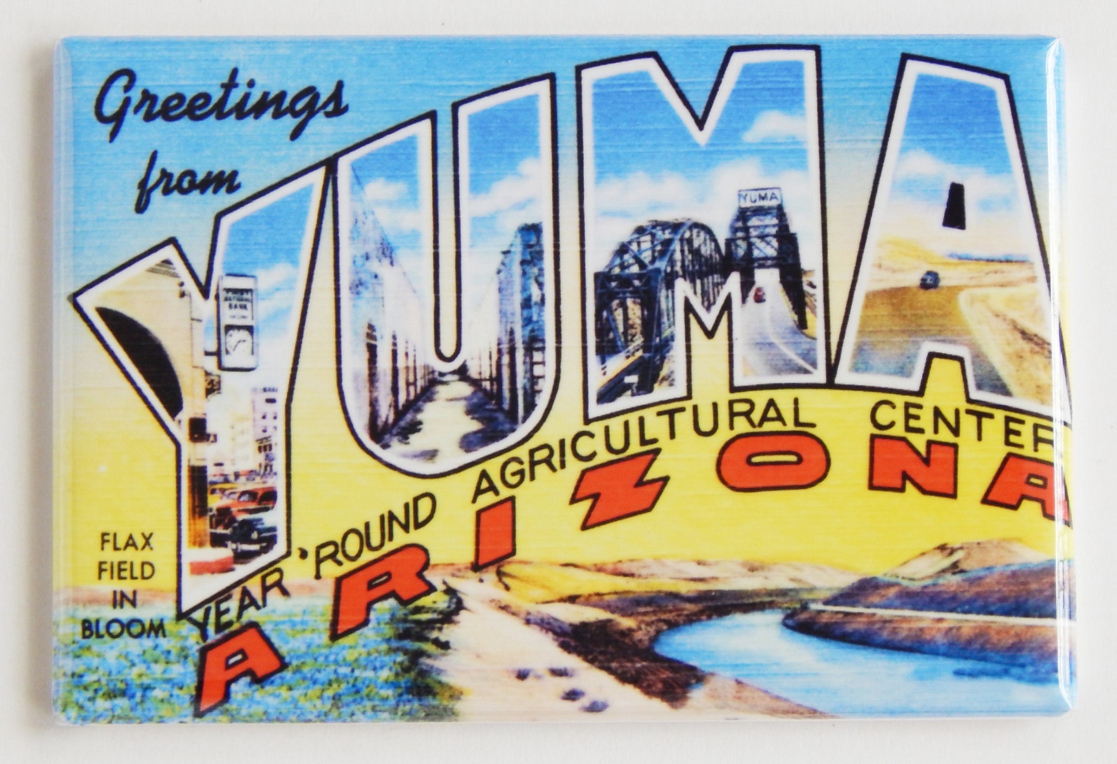 Greetings From Yuma Arizona Fridge Magnet - Etsy