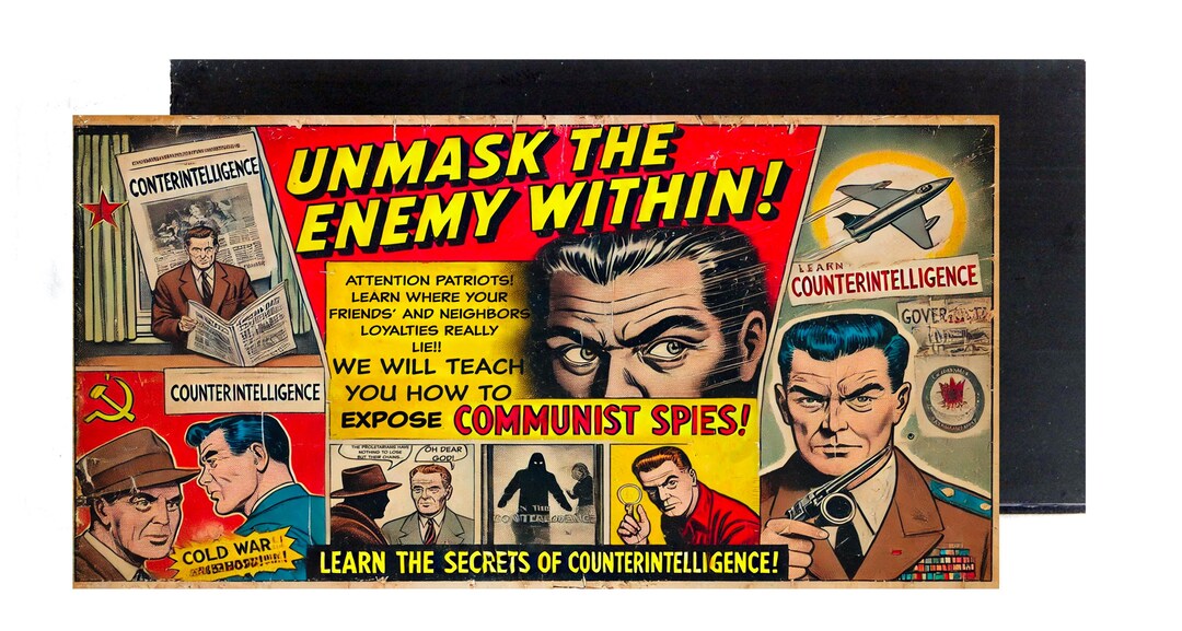 Expose Communist Spies Fridge Magnet (2 X 4 Inches, Wood) - Etsy