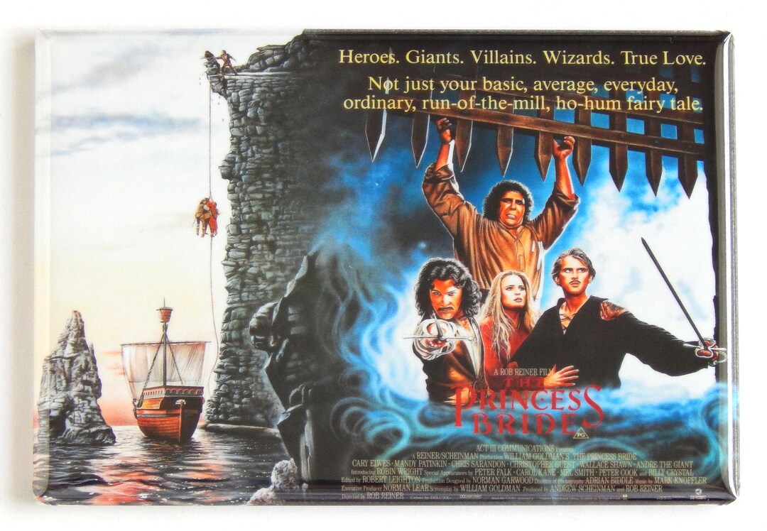 The Princess Bride Movie Poster Fridge Magnet style - Etsy