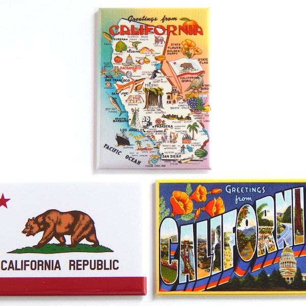 California Fridge Magnet - Etsy