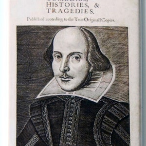 William Shakespeare's First Folio Fridge Magnet - Etsy