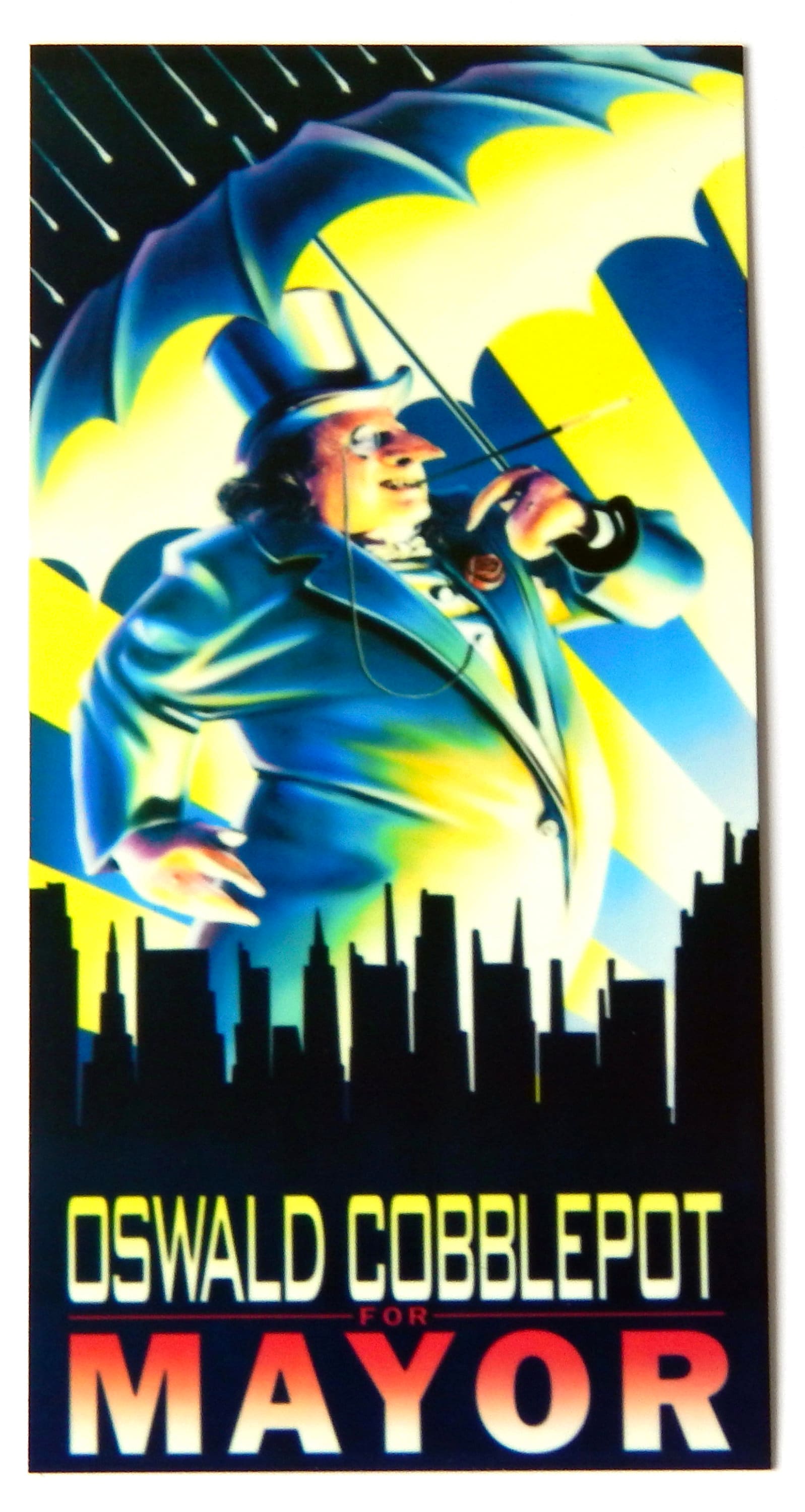 Batman Returns Penguin for Mayor Movie Poster | Etsy