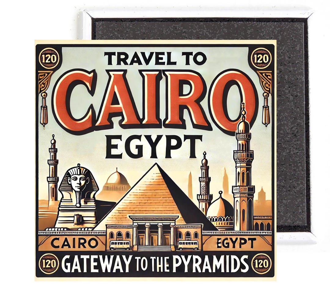 Travel to Cairo Egypt Fridge Magnet - Etsy