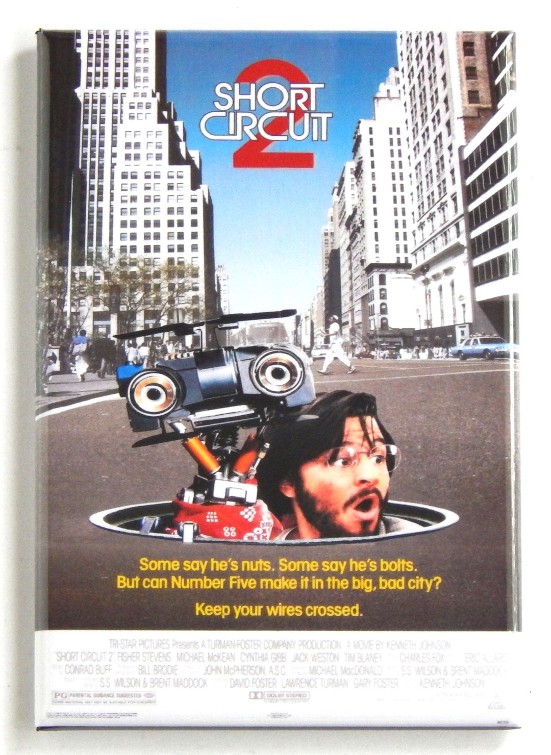 Short Circuit 2 Movie Poster Fridge Magnet style A - Etsy