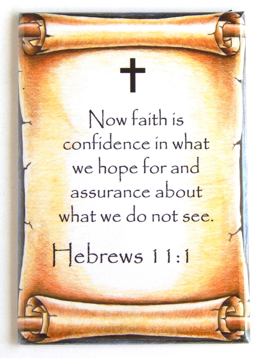 Hebrews 11:1 Bible Verse Fridge Magnet - Etsy