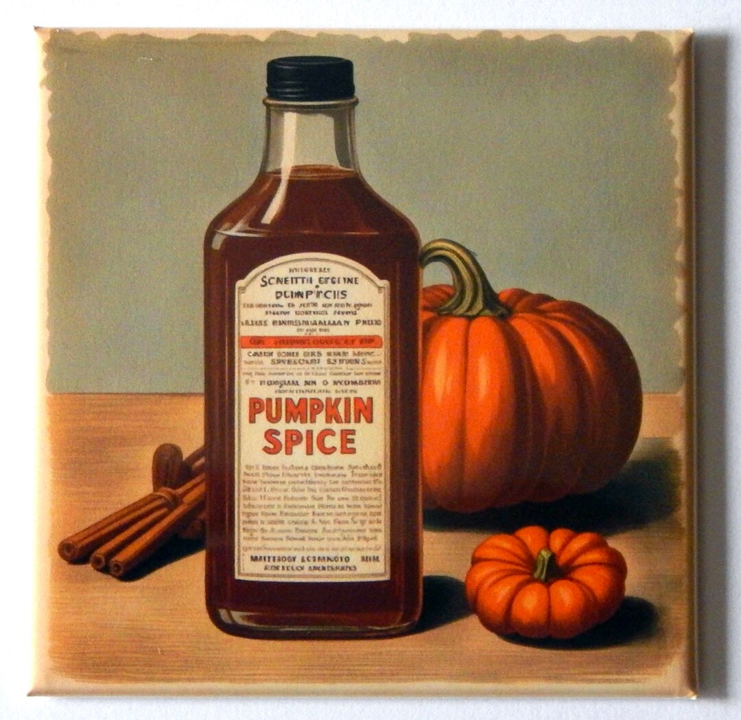 Pumpkin Spice Syrup Fridge Magnet "style B" - Etsy