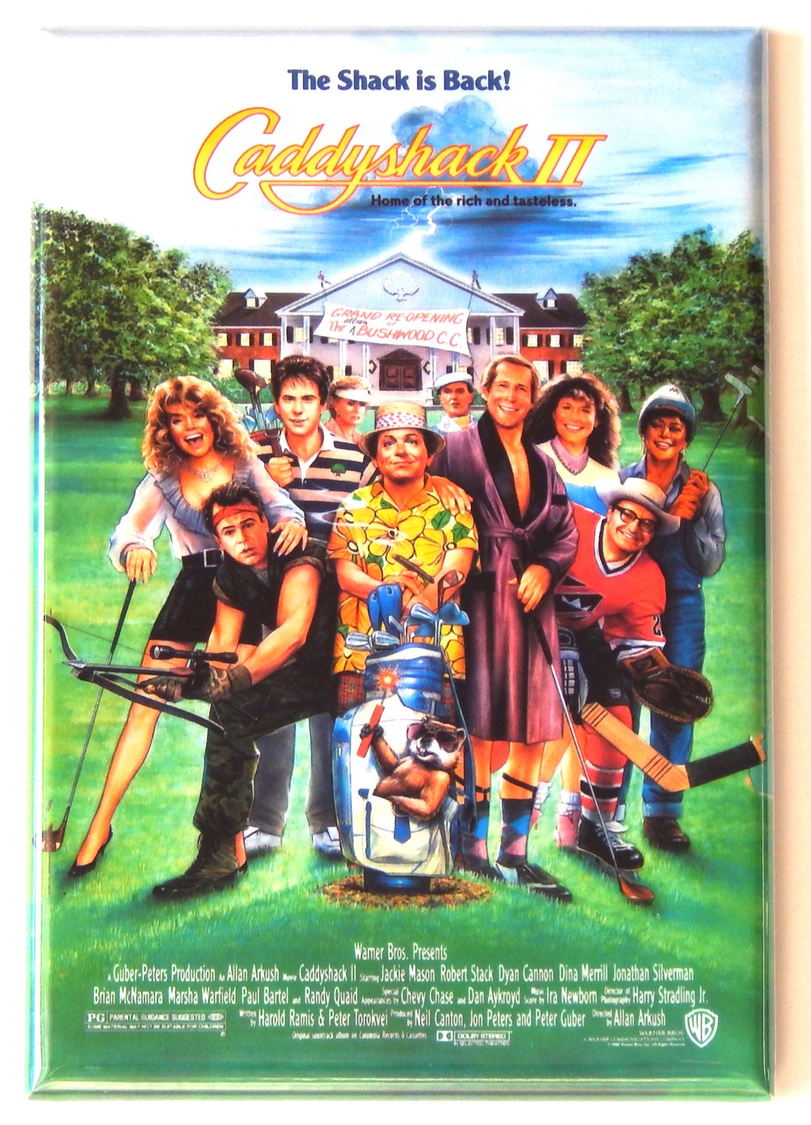 Caddyshack 2 Movie Poster Fridge Magnet | Etsy