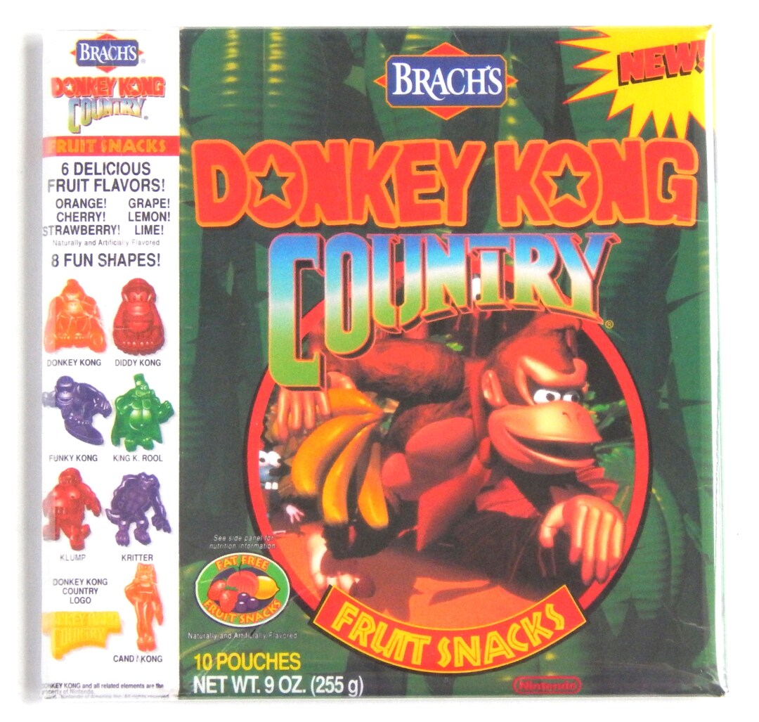 Video Game Fruit Snacks Box Fridge Magnet - Etsy