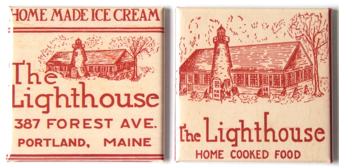The Lighthouse Restaurant Fridge Magnet Set - Etsy