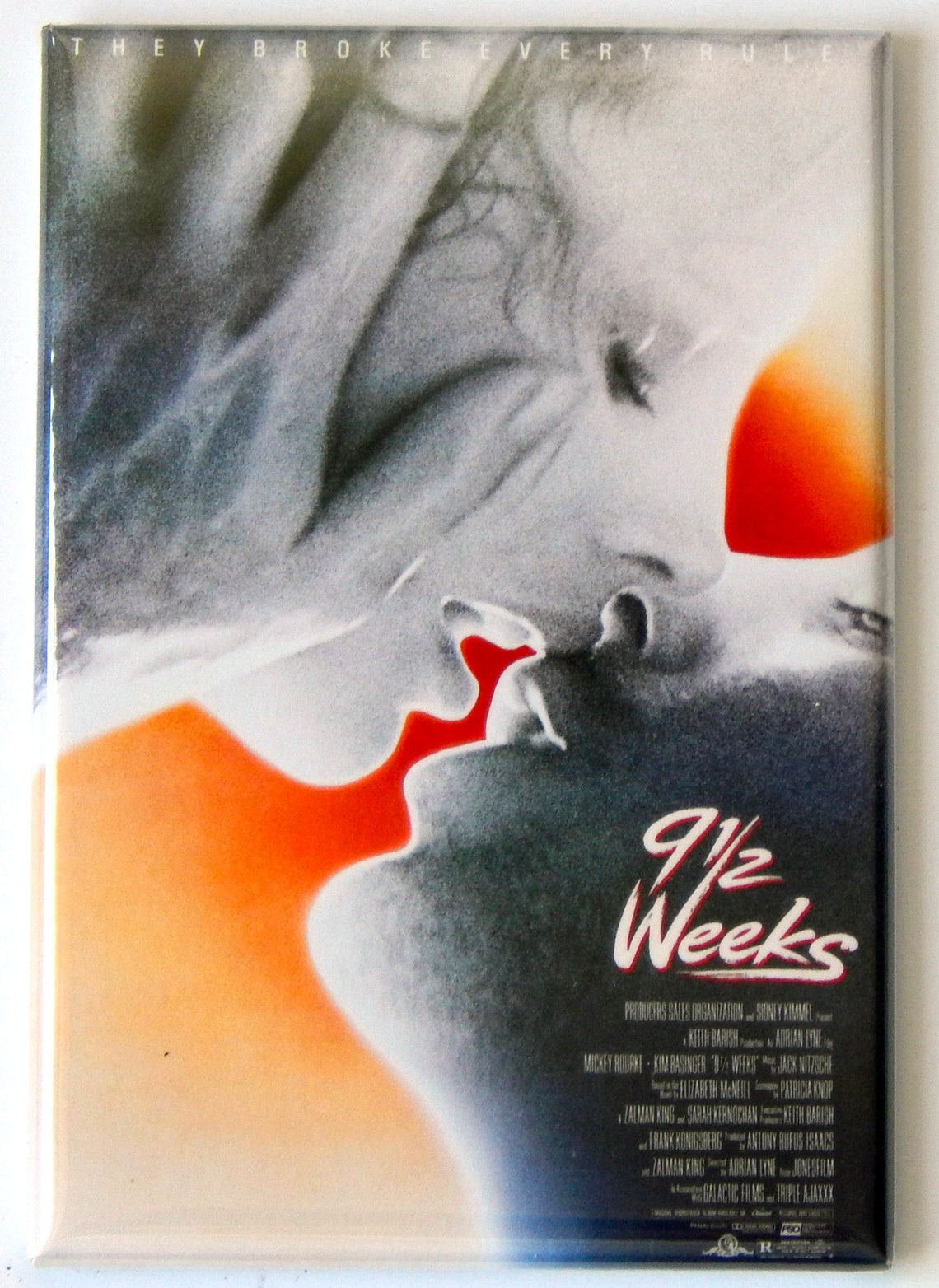 9 1/2 Weeks Movie Poster Fridge Magnet - Etsy
