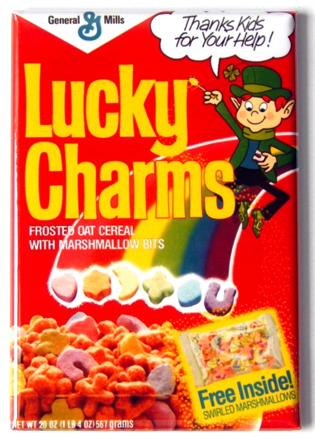 Cereal Box 125 Fridge Magnet - Etsy