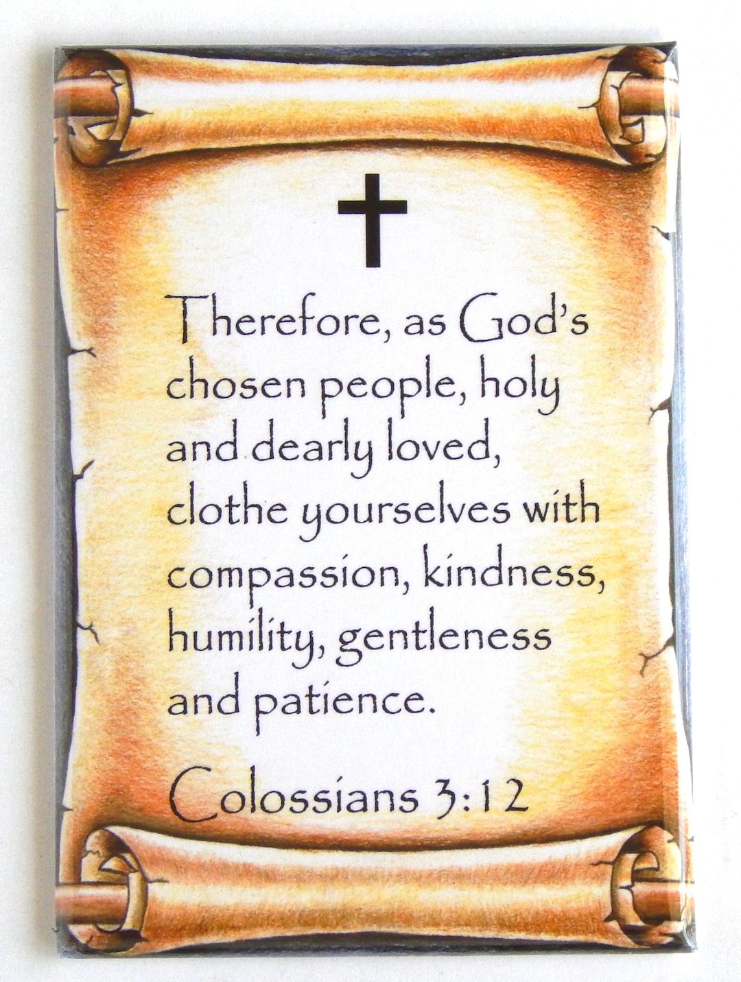 Colossians 3:12 Bible Verse Fridge Magnet - Etsy