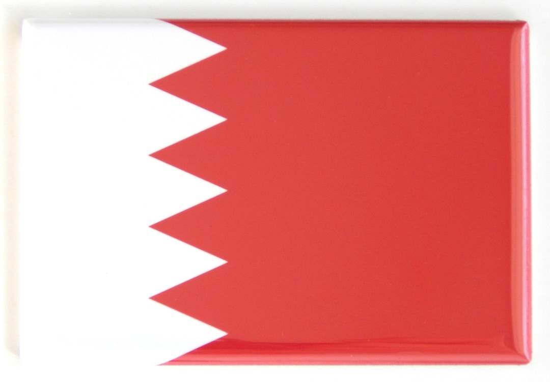 Flag of Bahrain Fridge Magnet - Etsy