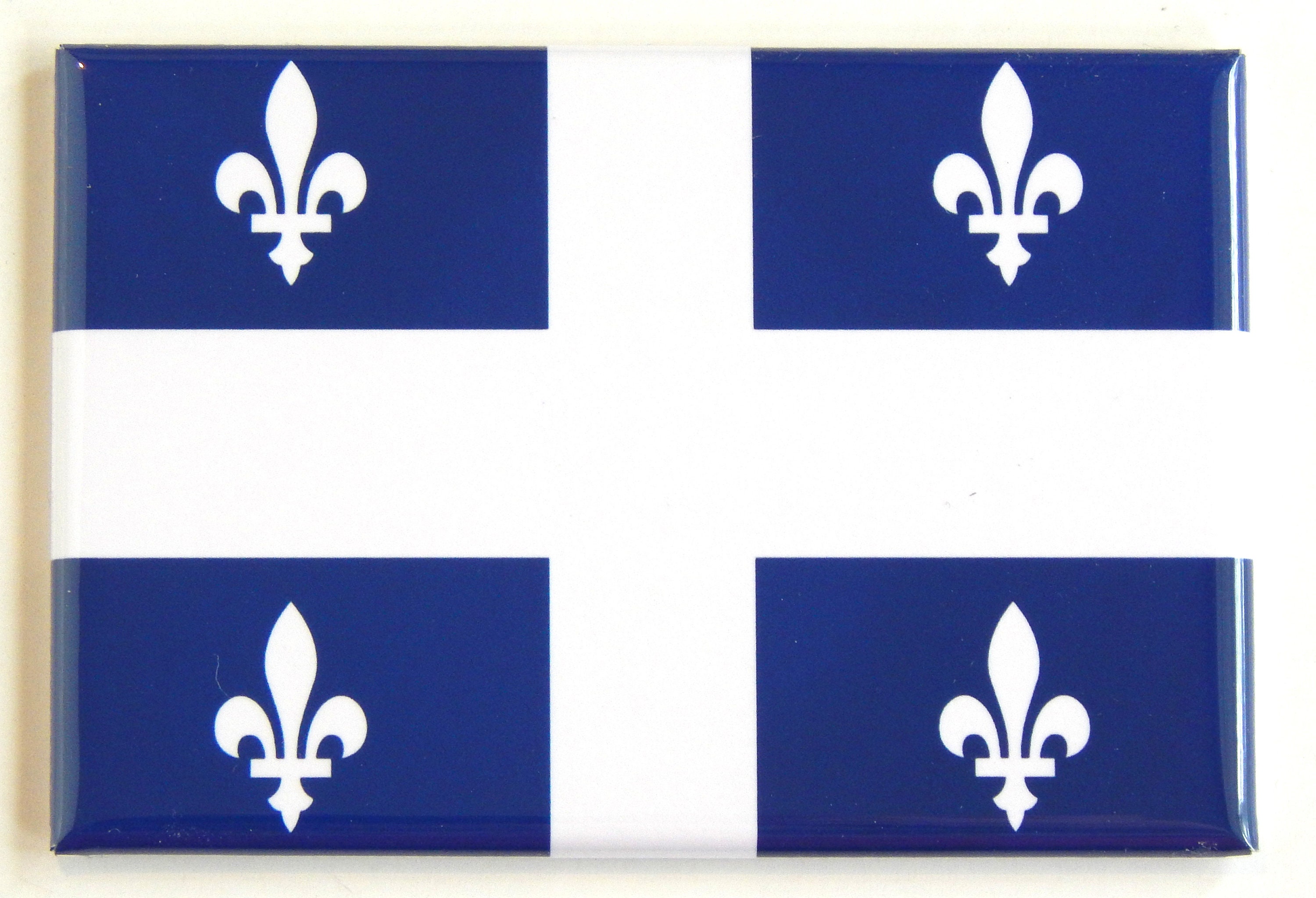 Flag of Quebec Fridge Magnet - Etsy