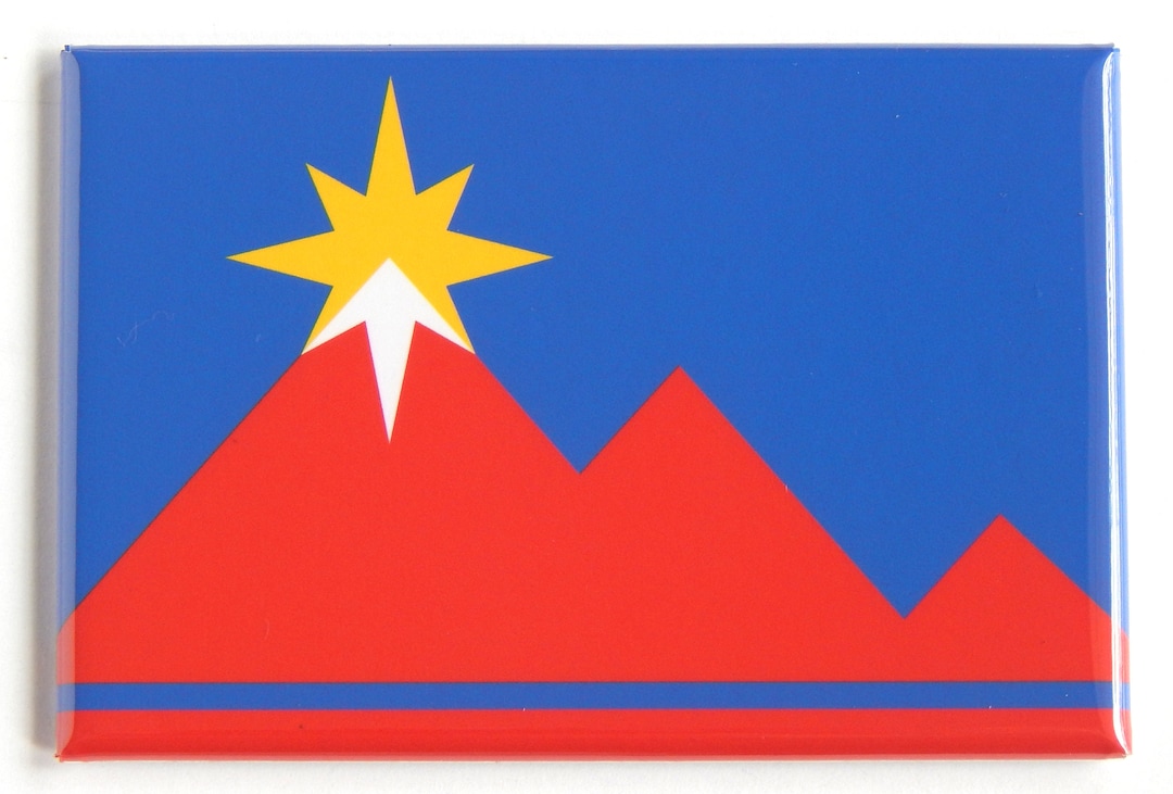 Flag of Pocatello Idaho Fridge Magnet - Etsy