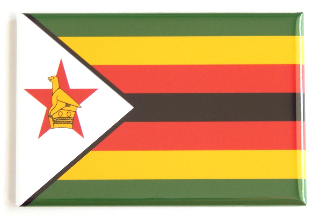 Flag of Zimbabwe Fridge Magnet - Etsy