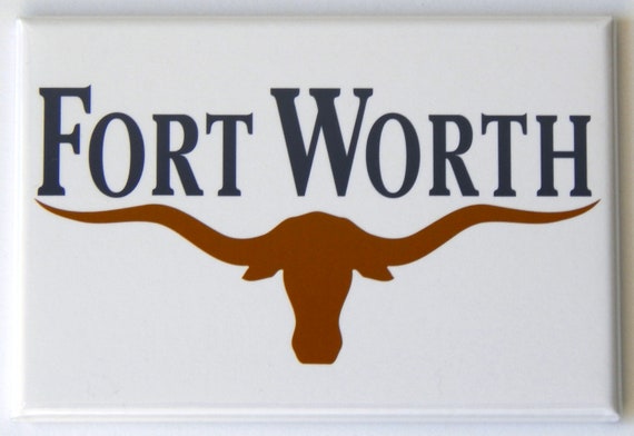 Flag of Fort Worth Texas Fridge Magnet | Etsy