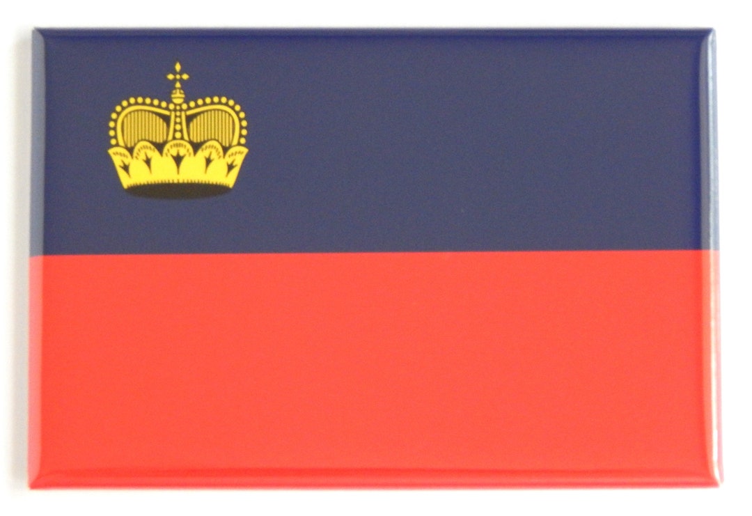 Flag of Liechtenstein Fridge Magnet - Etsy