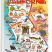 Greetings From California Fridge Magnet (map) - Etsy