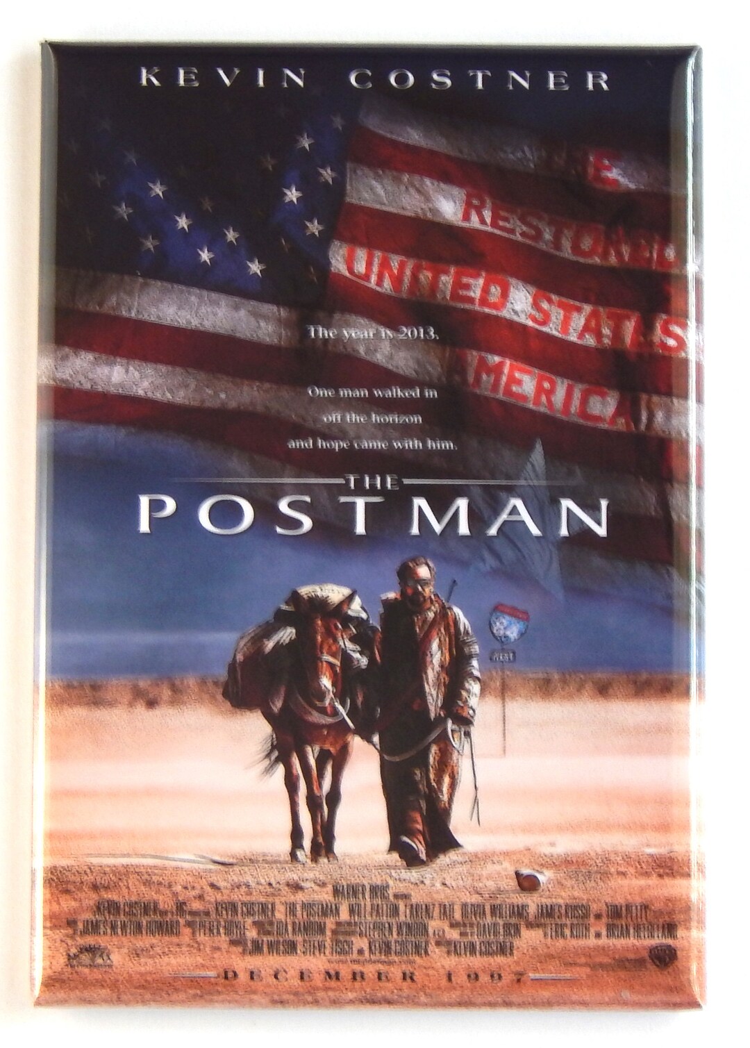 The Postman Movie Poster Fridge Magnet - Etsy