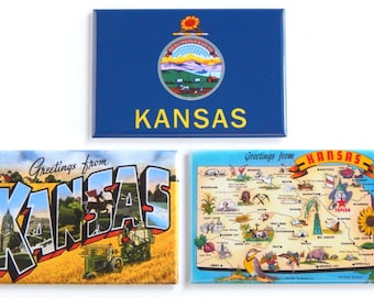 Kansas Magnet - Etsy