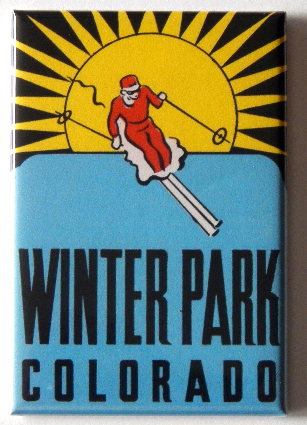 Winter Park Colorado Fridge Magnet - Etsy