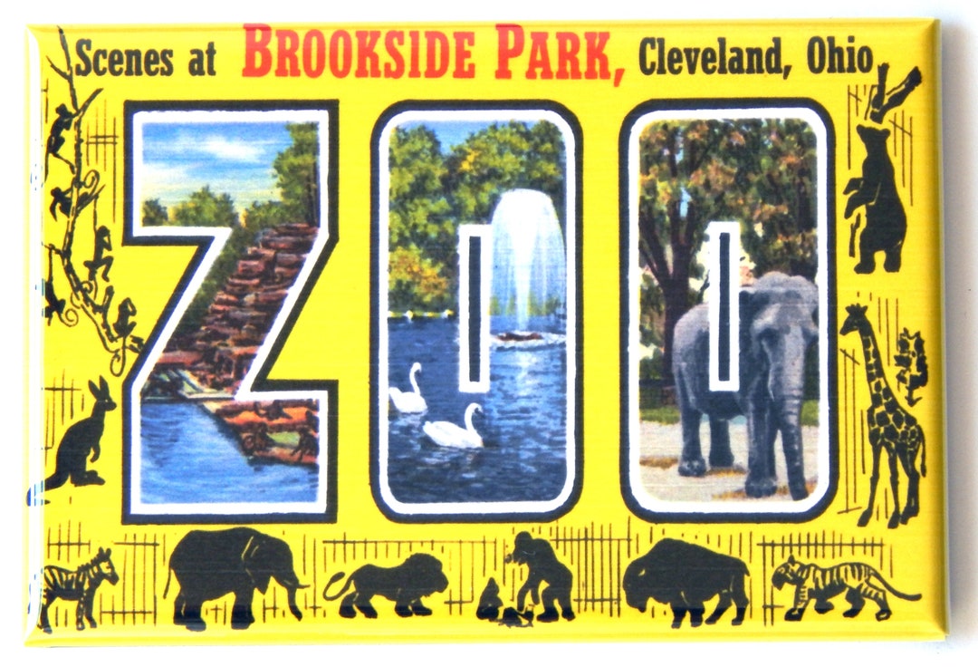 Cleveland Ohio Zoo Fridge Magnet - Etsy
