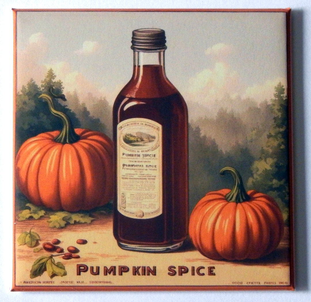 Pumpkin Spice Syrup Fridge Magnet "style A" - Etsy