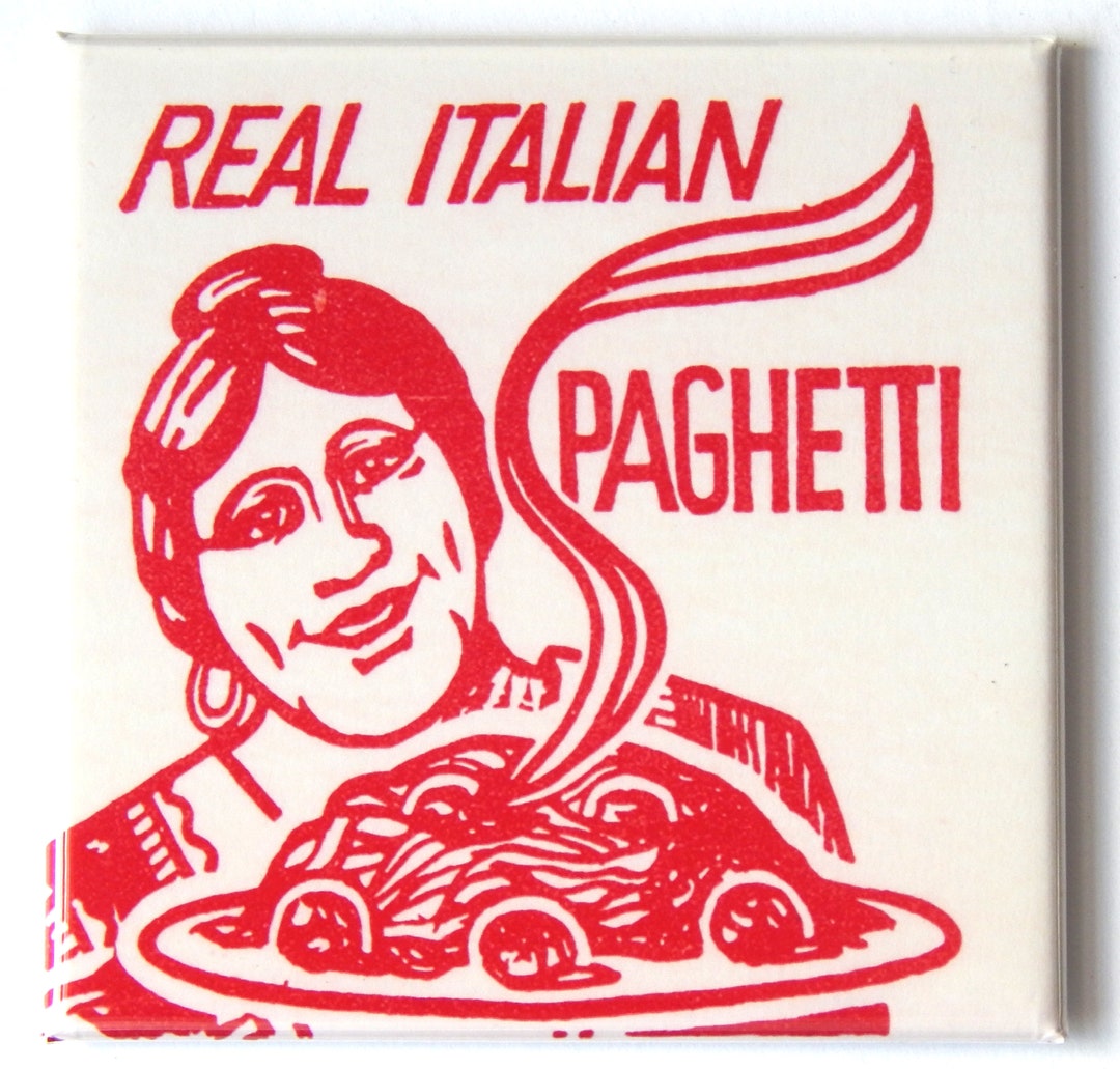 Real Italian Spaghetti Fridge Magnet - Etsy