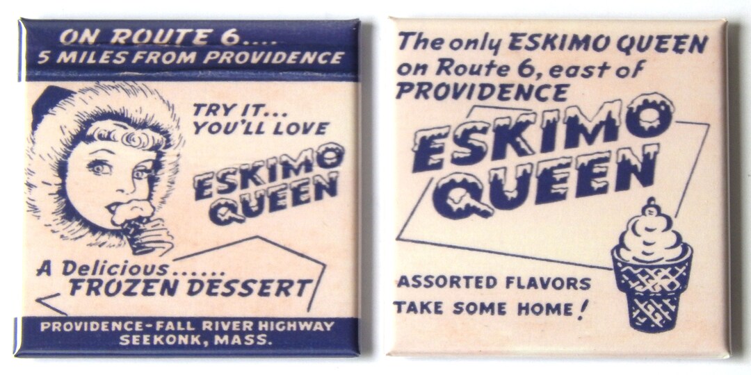 Eskimo Ice Cream Fridge Magnet Set - Etsy