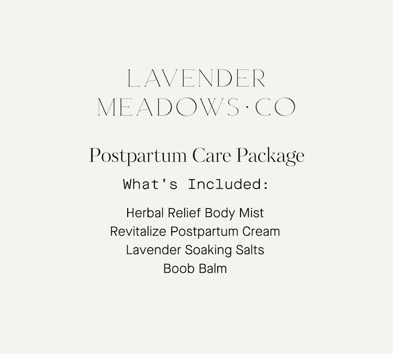 Postpartum Care Package: Organic New Mom Gift Box | Baby Shower Gift ...